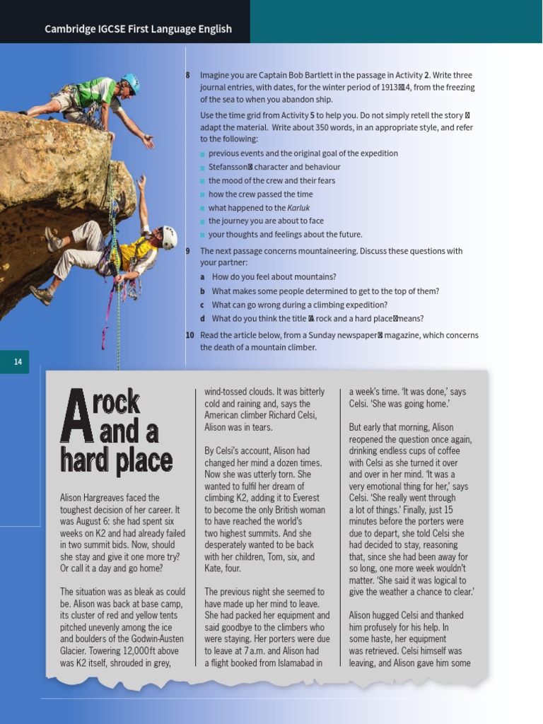 23-25 A Rock and A Hard Place | PDF