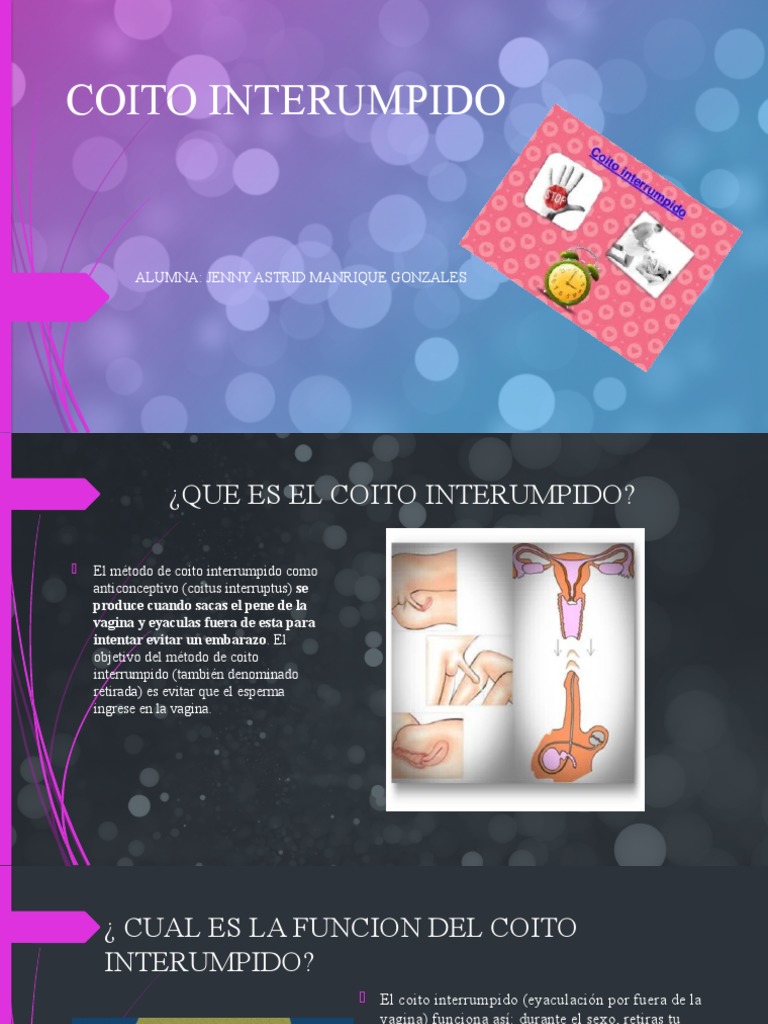 Coito Interumpido | PDF