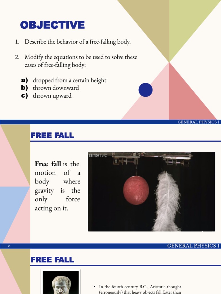 Free Fall | PDF | Velocity | Acceleration