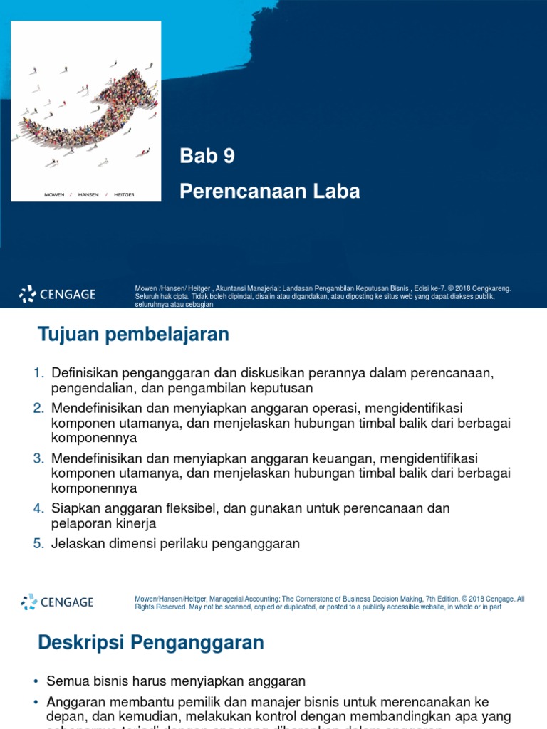 Mowen Ch9 - Profit Planning | PDF