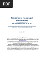 USP 〈1079.4〉 Temperature Mapping Guidelines | PDF | Refrigerator | Hospital