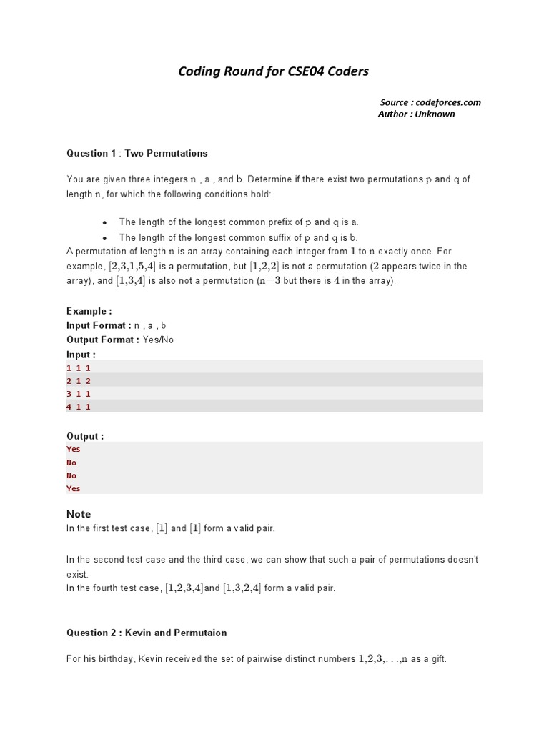 Challenge | Download Free PDF | Permutation | Ring (Mathematics)