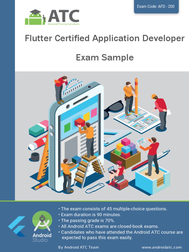 Flutter Certified Application Developer Exam Sample AFD 200 English ...