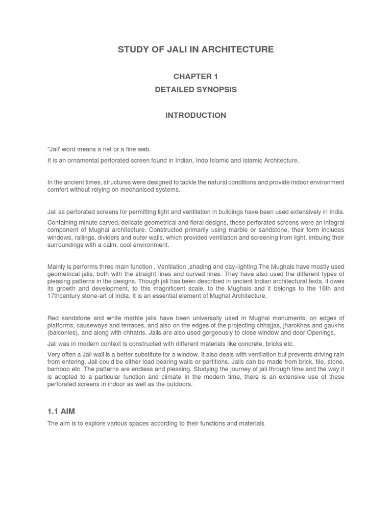 Study of Jali | PDF