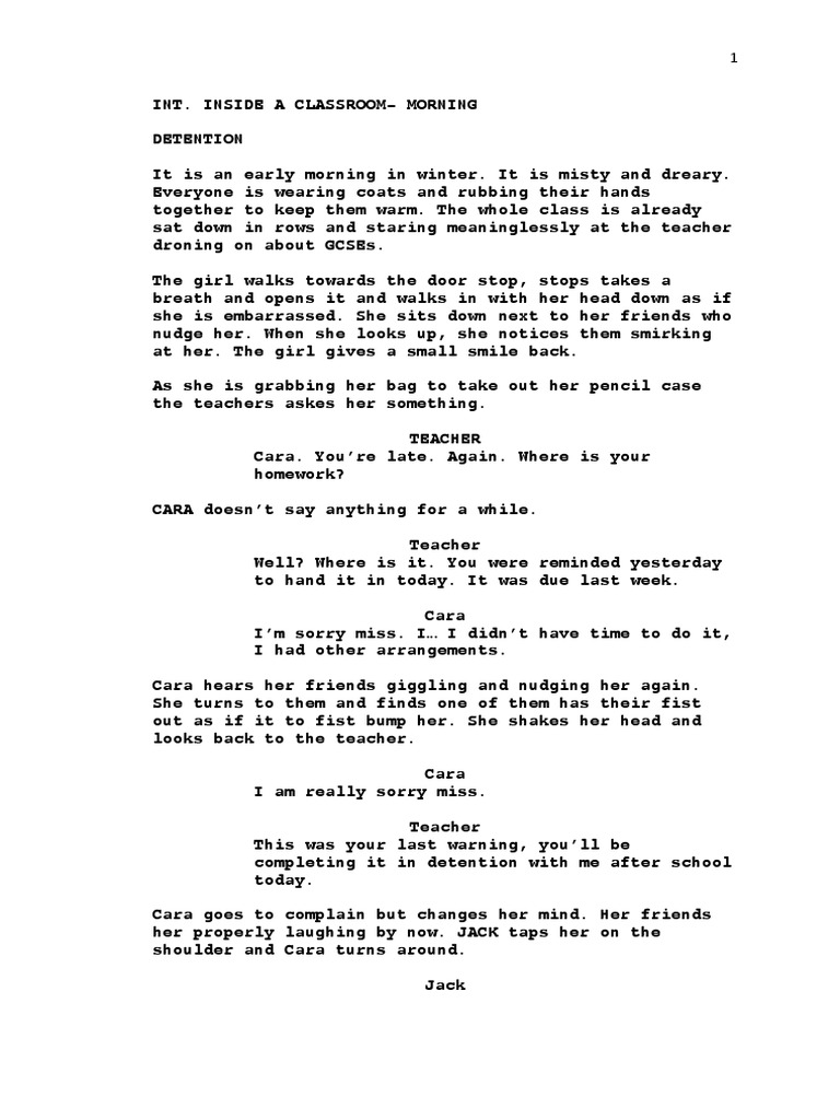 Poverty Script | PDF