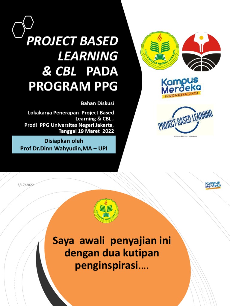 PBL & CBL Di PPG Unj PDF | PDF