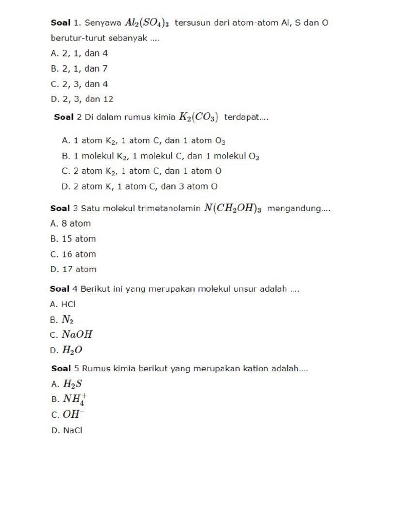 Soal Fisika Atom Kelas 9 | PDF