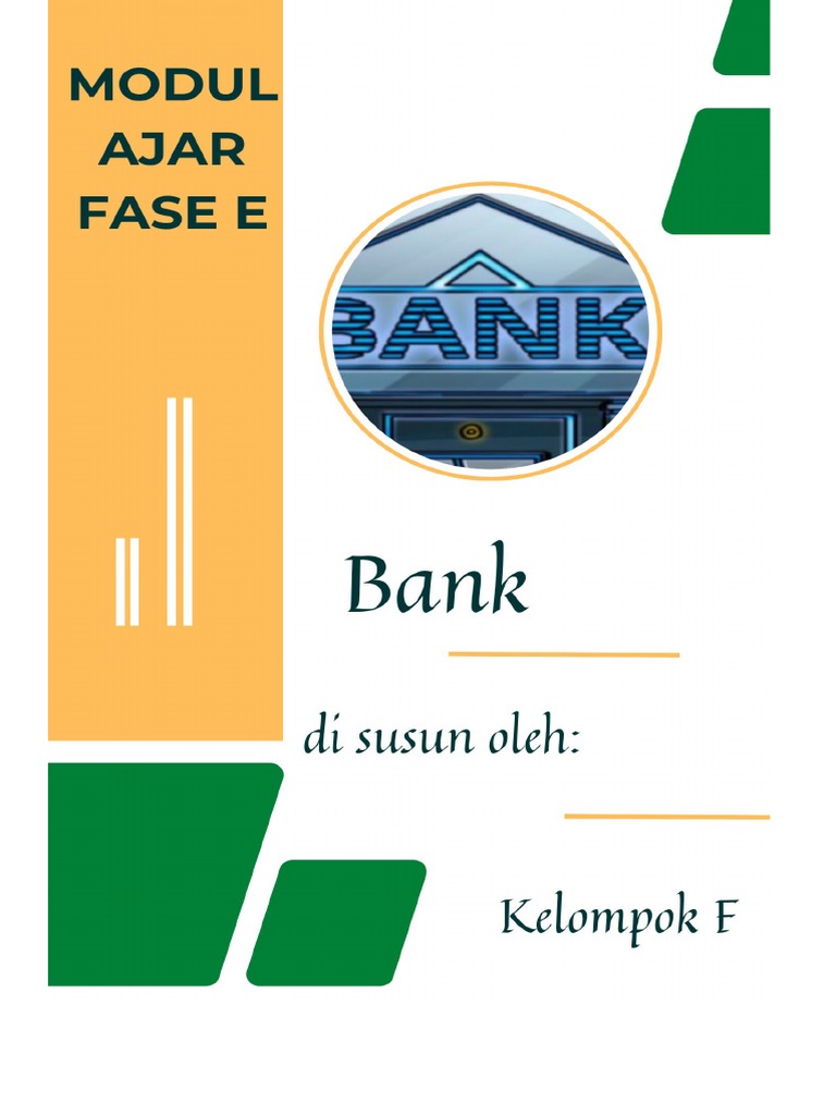 MODUL AJAR EKONOMI X Bank Ok | PDF