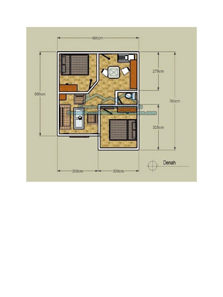 Denah IRT Type 21 | PDF
