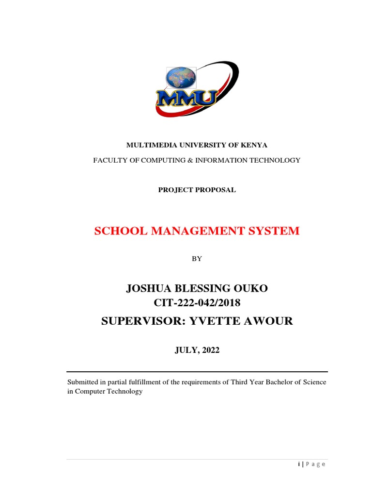 School Management System Project Documentation | PDF | Software Development Process | Software ...