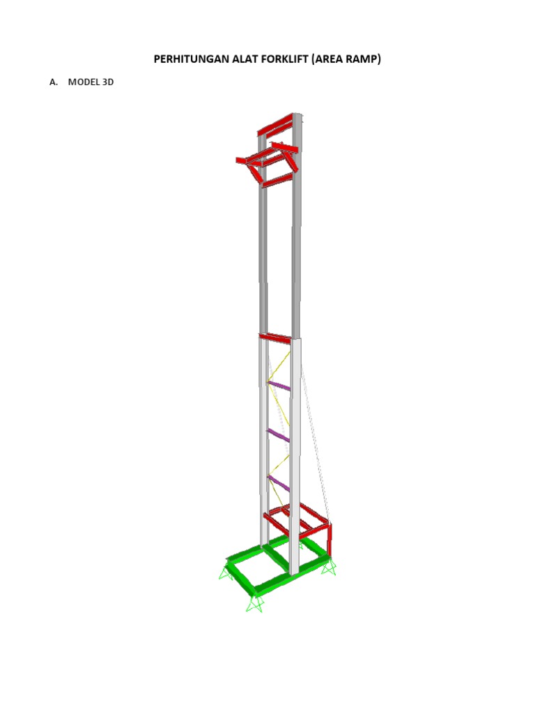 Design Alat Forklift (Area Ramp) GG | PDF