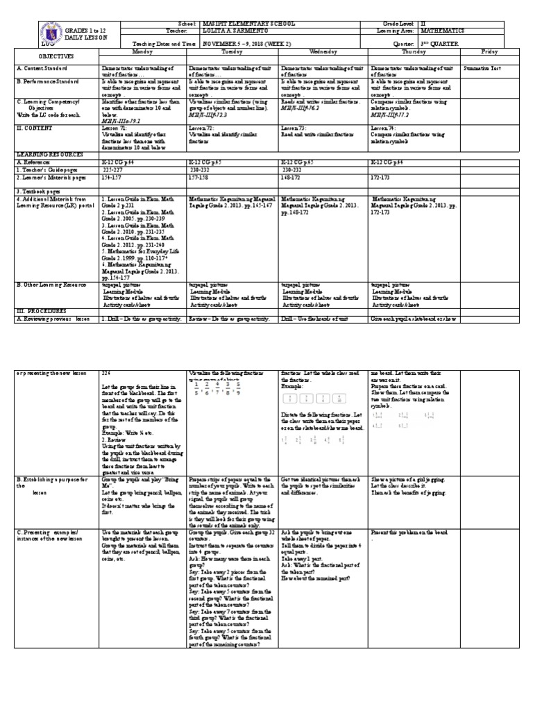 Math - Q3 - Week 2 | PDF | Learning | Cognition