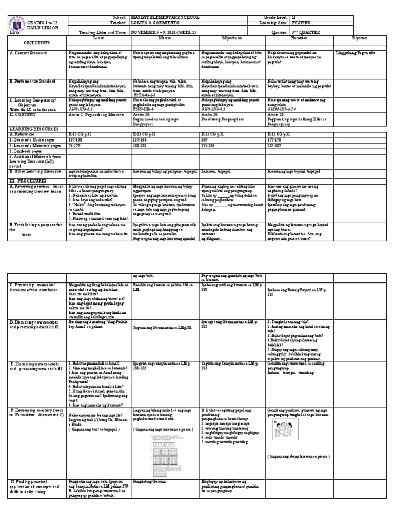 Filipino - Q3 - Week 2 | PDF