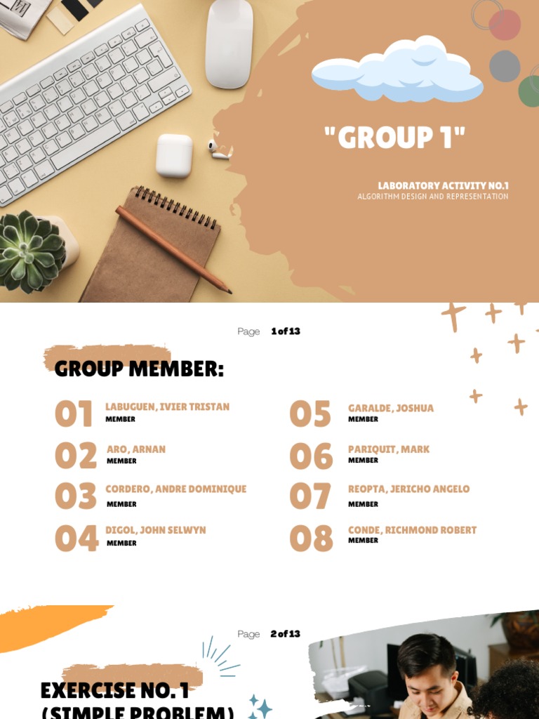 Laboratory - Activity 1-Algorithm Design and Representation | PDF