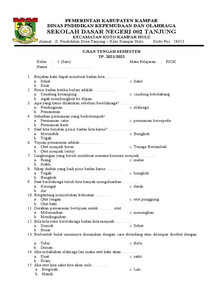 Kop SD Negeri 02 | PDF