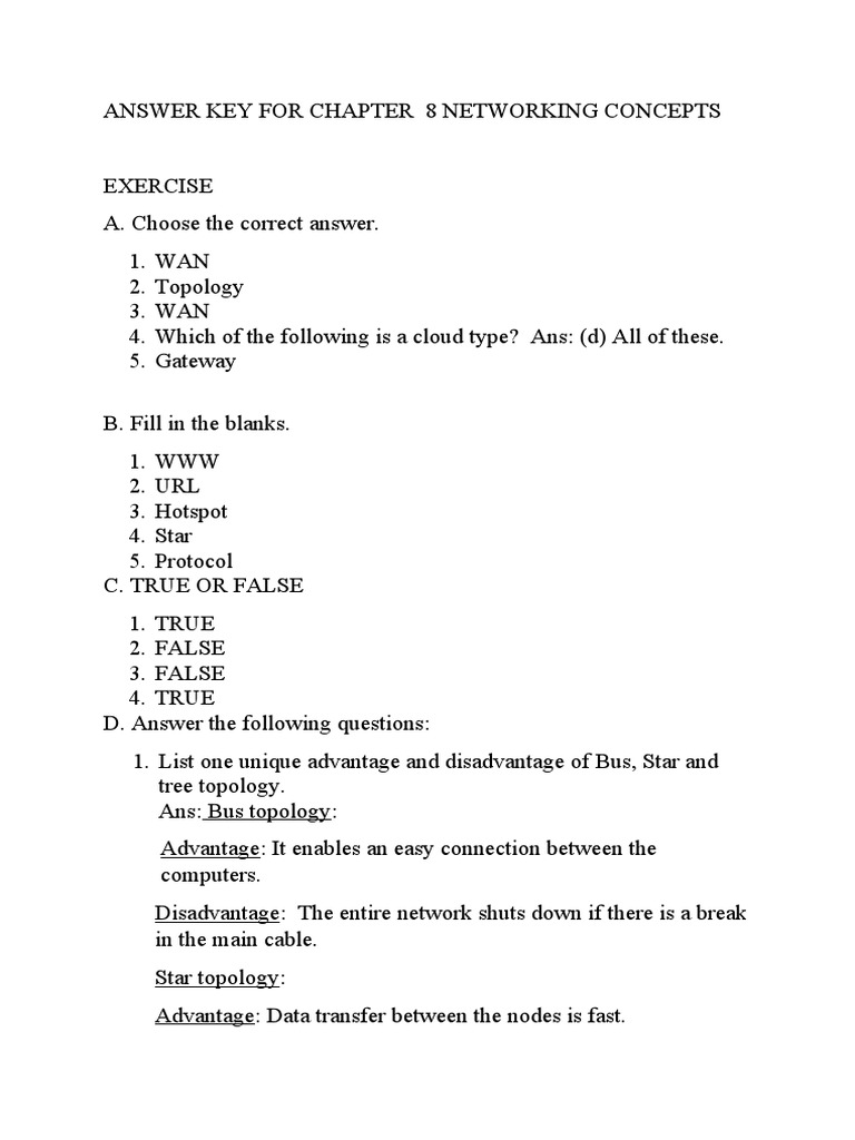 Chapter 8 - Networking Concepts | PDF | Cloud Computing | Network Topology