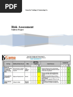 Risk Assessment Steel Fixing | PDF