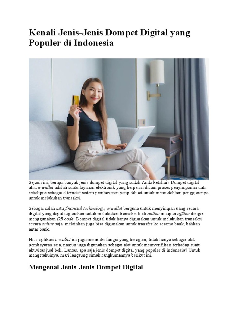 Jenis-Jenis E-Wallet Populer di Indonesia | PDF | Pengelolaan Keuangan ...