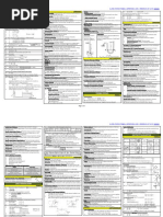 O Level Physics Formula Sheet | PDF | International System Of Units | Force