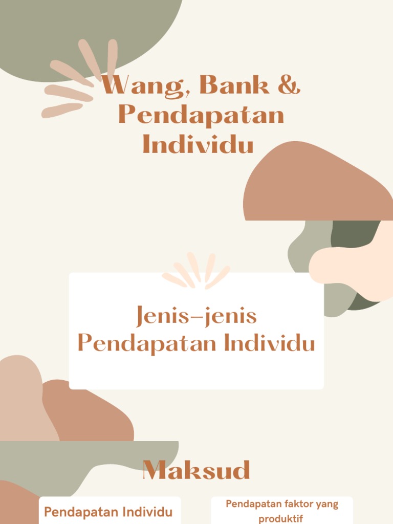 Jenis-Jenis Pendapatan Individu | PDF