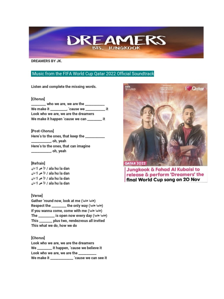 Dreamers by JK Qatar 2022 | PDF