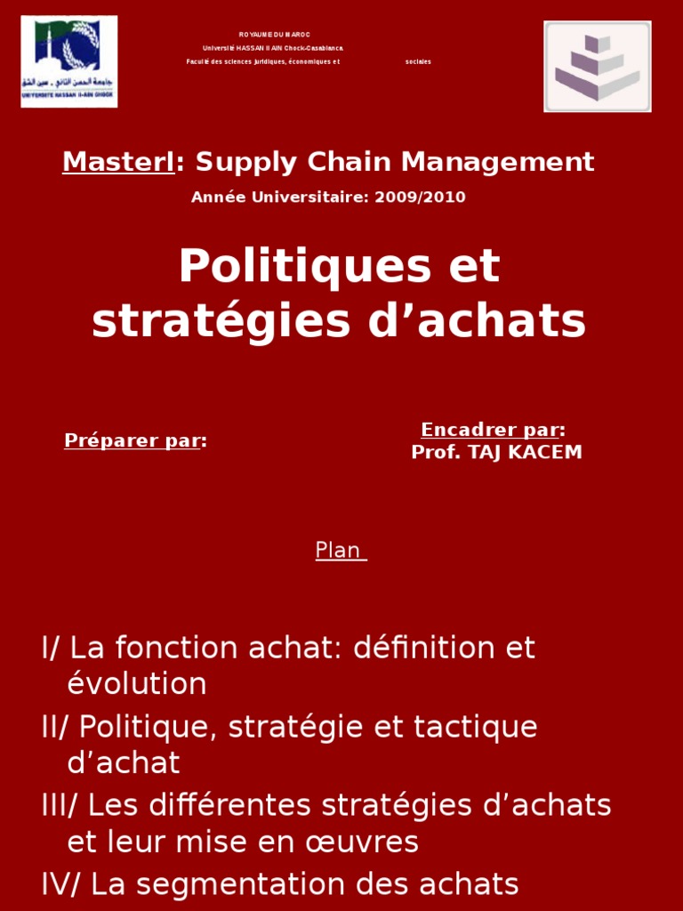 Achat | Download Free PDF | Business | Économie