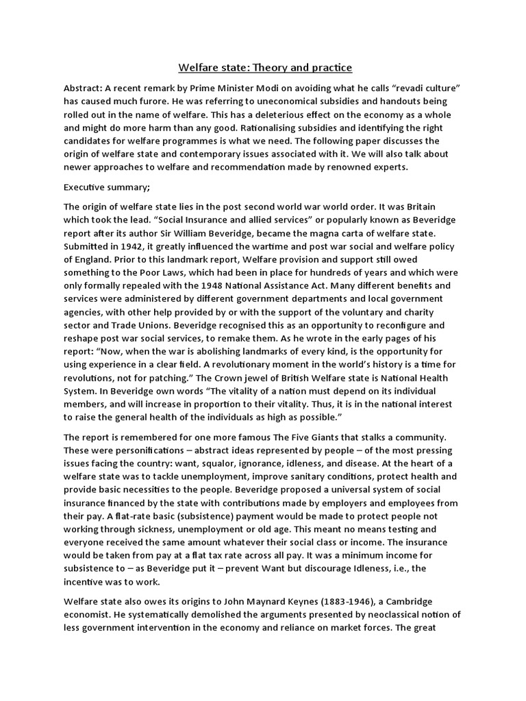 Welfare State | PDF | Welfare State | Welfare