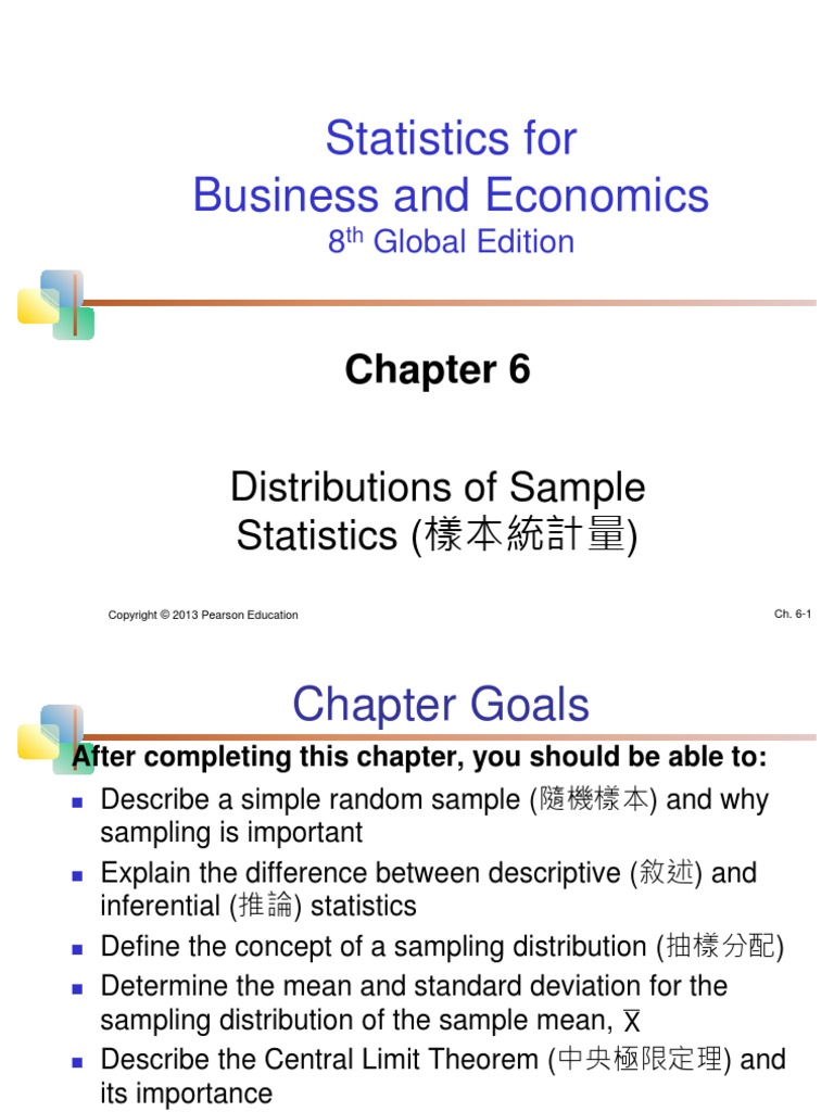 Chapter 6 | PDF | Statistics | Standard Deviation