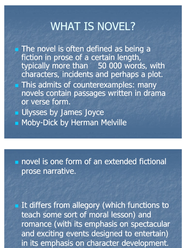 What Is Novel. | PDF | George Eliot | Novels