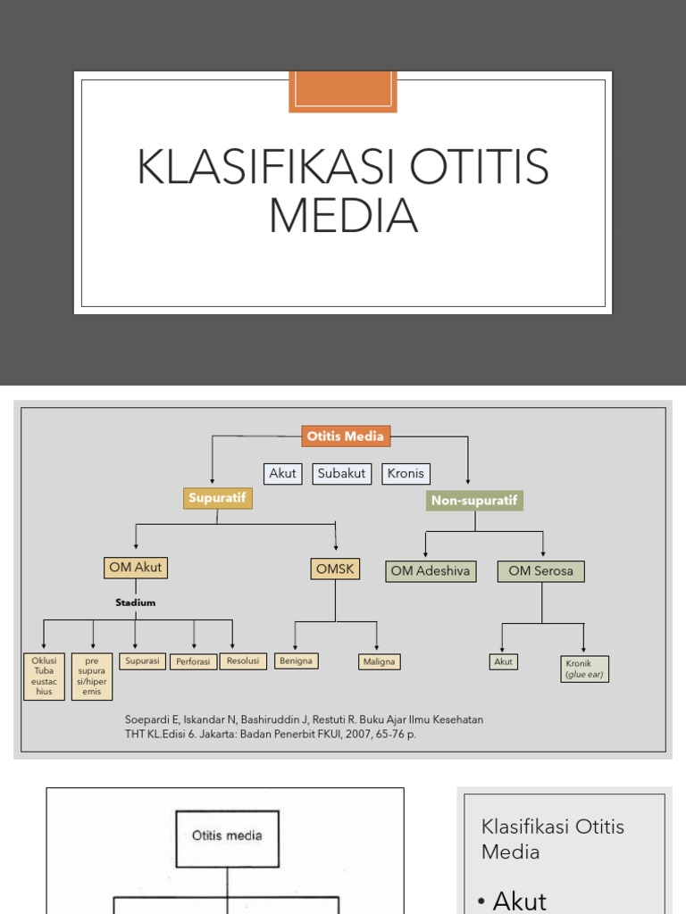 Klasifikasi Otitis Media Akut dan Kronis | PDF