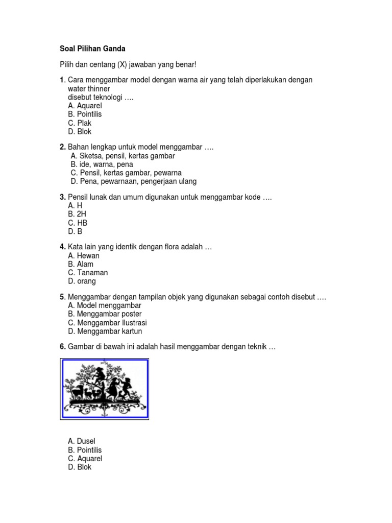 Soal Pilihan Ganda | PDF