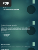 Fundamentals of Food Service Operation | PDF | Menu | Restaurants