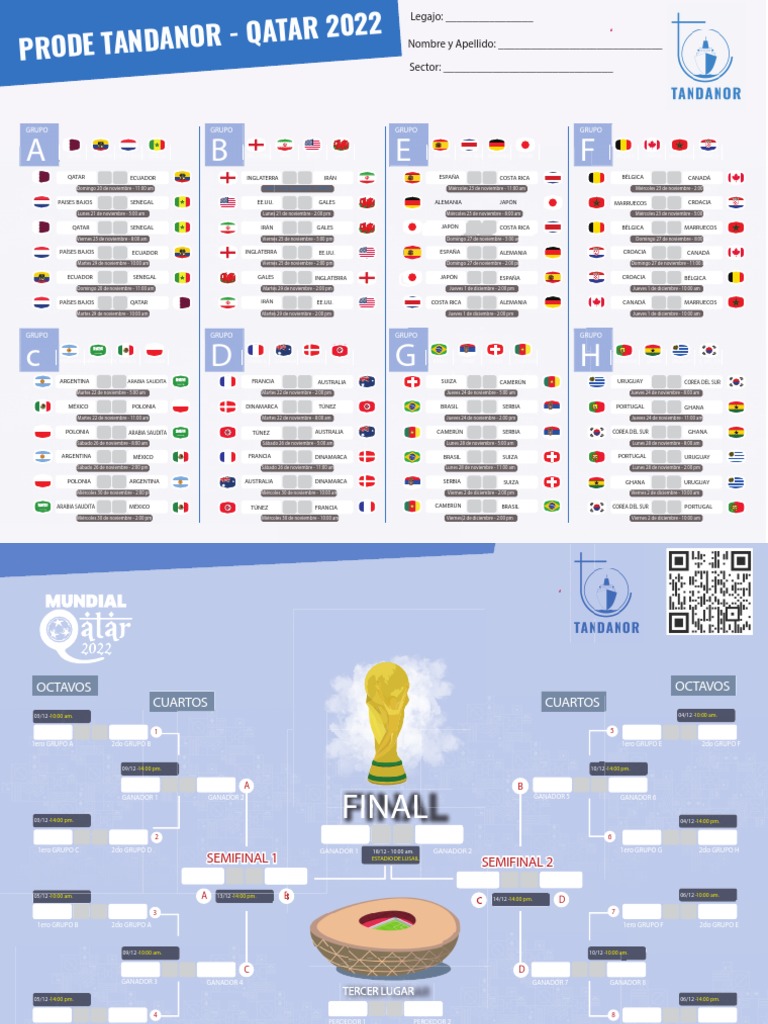Fixture Mundial Qatar 2022 | PDF