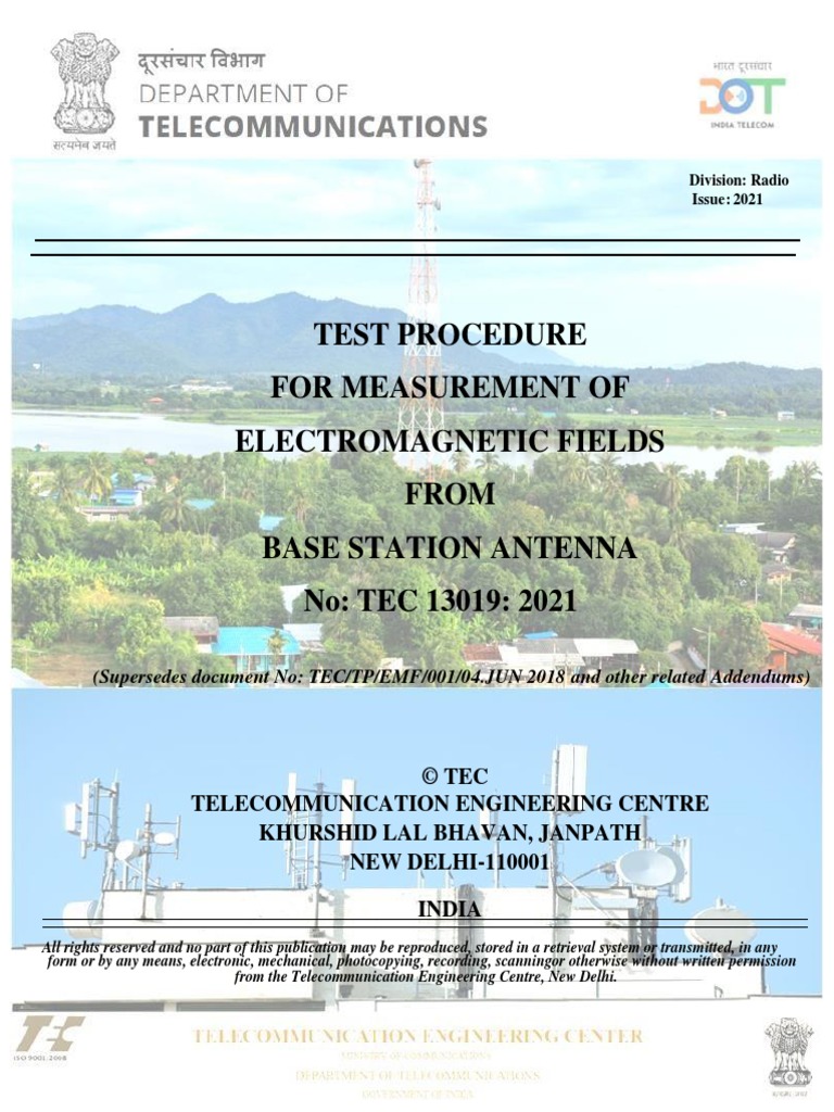 Emf TSTP 27-08-2021 | PDF | Electromagnetic Spectrum | Information And Communications Technology