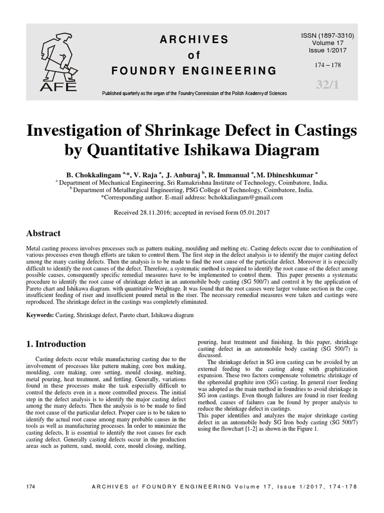 Casting Defect Pdf Casting Metalworking Foundry