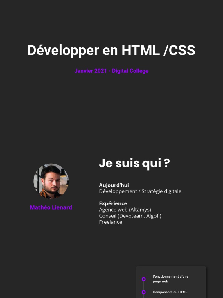 Cours HTML - CSS | PDF