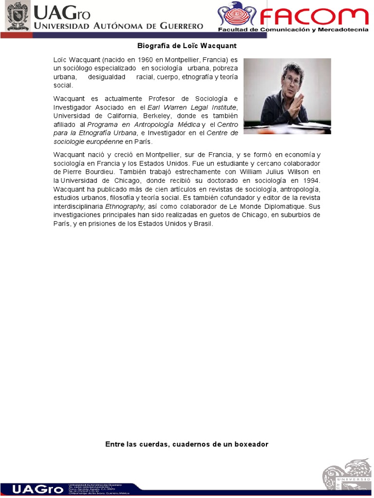 Loic Wacquant | PDF | Science