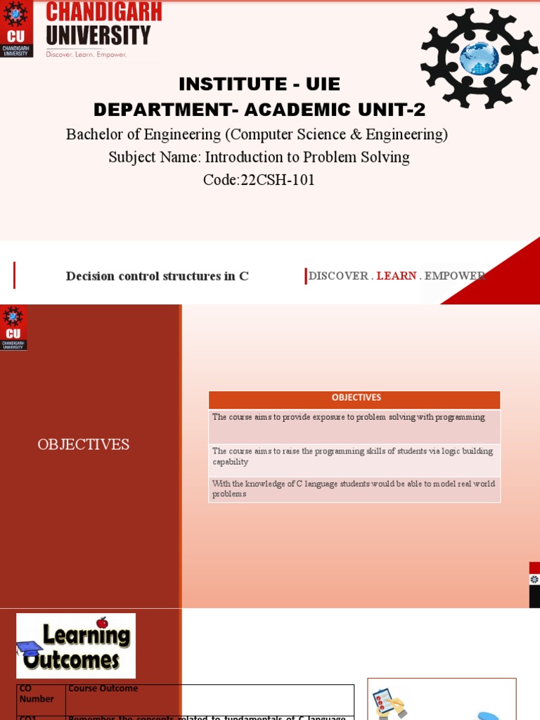 Decision control structures in C | PDF | Computer Program | Programming