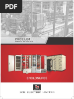 BCH Enclosures Price List W.E.F. 11.06.2025 | PDF | Occupational Safety ...