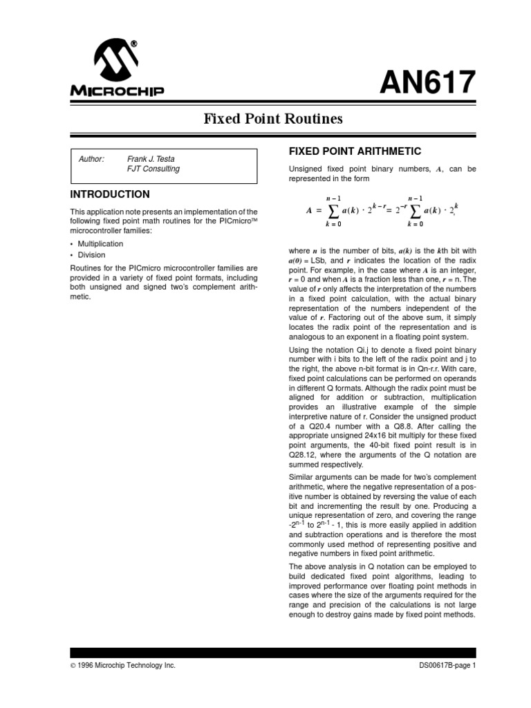 Fixed Point Routines - 00617b | PDF | Division (Mathematics ...