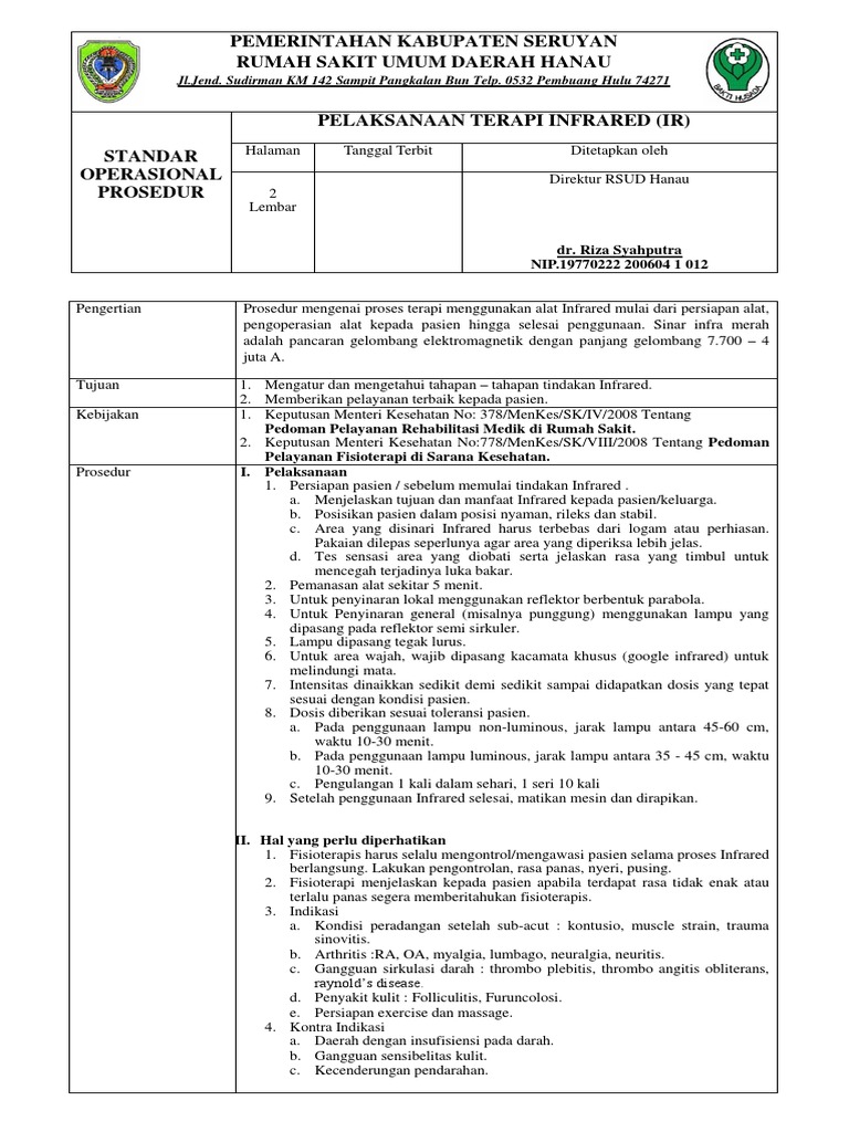 Sop Ir PDF Free | PDF