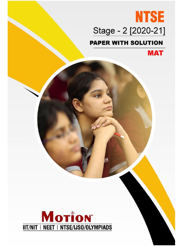 Paper - MAT (NTSE Stage 2) - Min | PDF