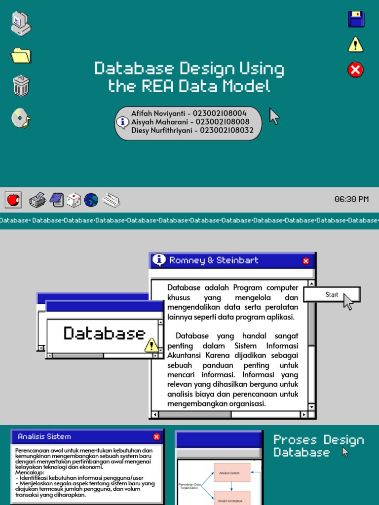 DAFA Kel 3-Database Design Using The REA Data Model | PDF
