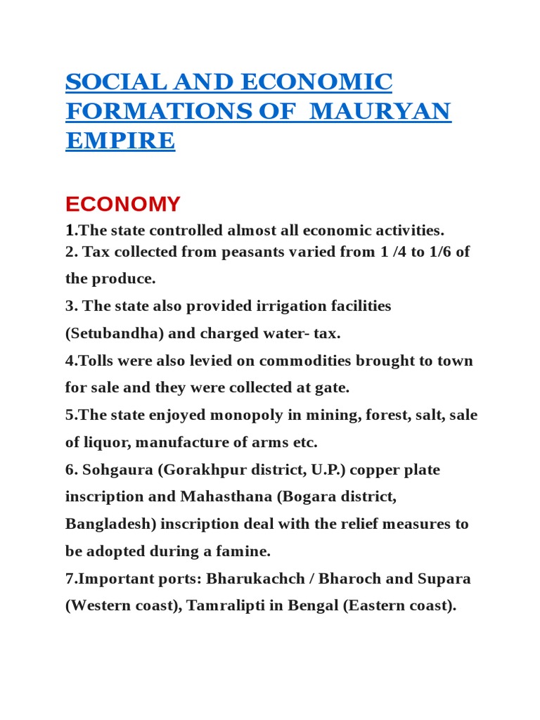 Mauryan Empire | PDF