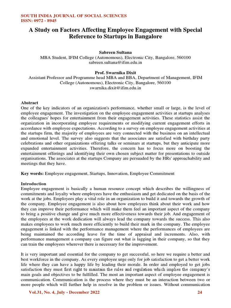 Sabreen - South Indian Journal - July To December 2022 | PDF