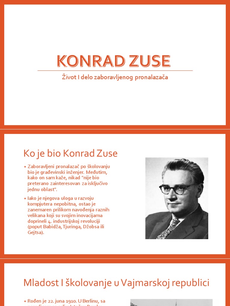 Konrad Zuse | PDF