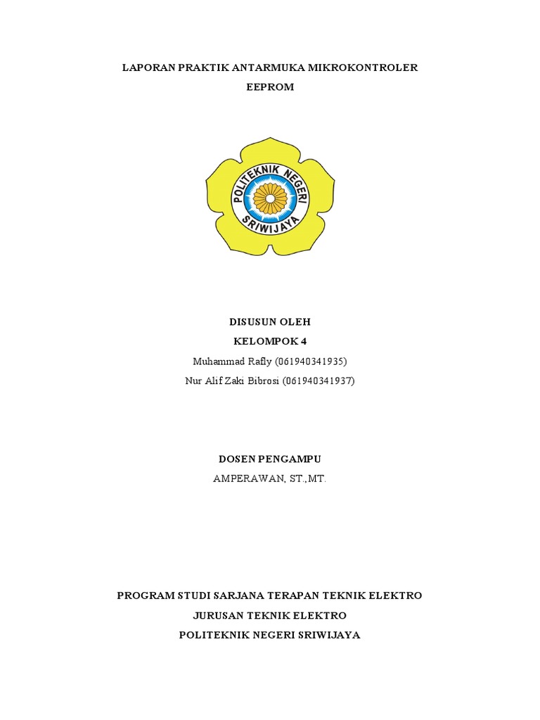 Laporan Eeprom | PDF | Sains & Matematika