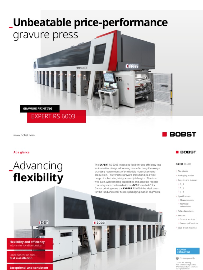 Tài Liệu Kỹ Thuật Ống Đồng 3 - Bobst - expert - rs - 6003 - en | PDF ...