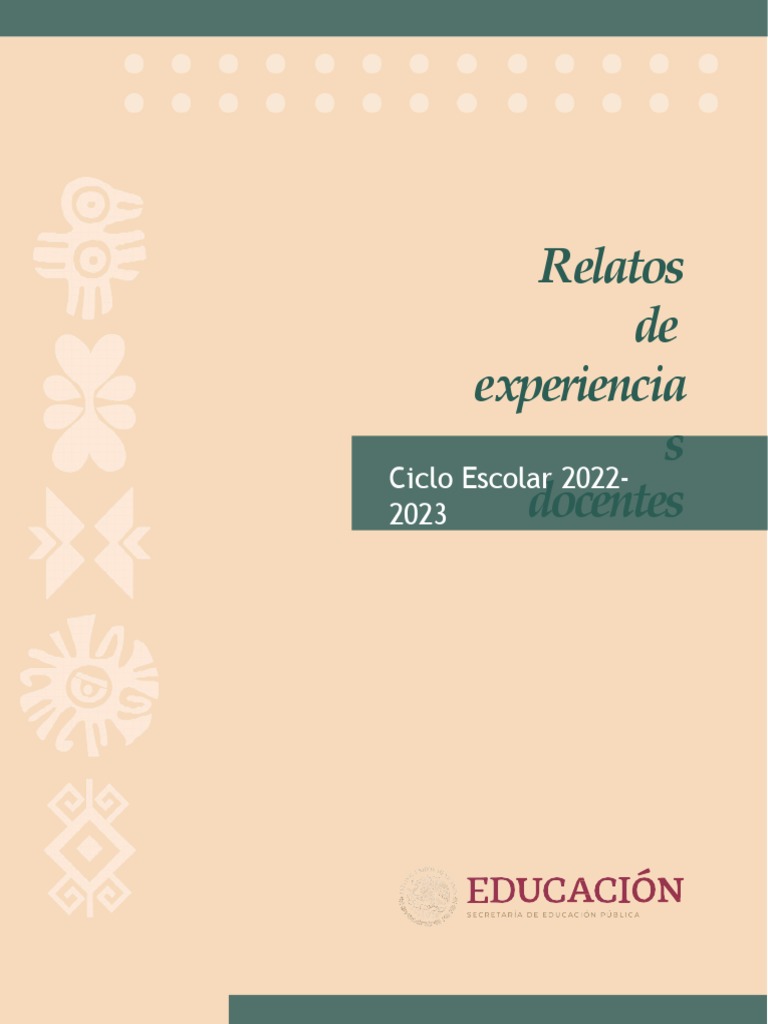 Relatos De Experiencias Docentes Pdf