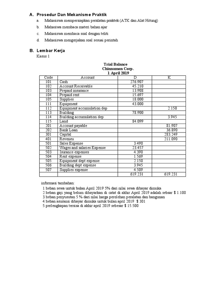 Latihan Modul 8 Neraca Lajur | PDF